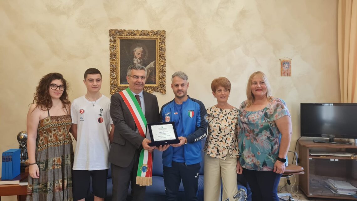 Premiato dal sindaco Salera, Marco Di Zazzo sesto Hokutoki, al torneo ...