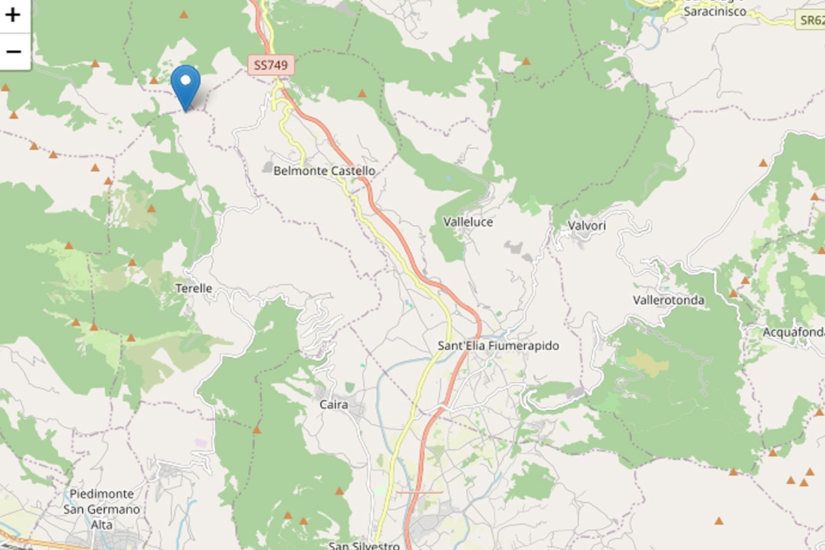 Lieve scossa sismica nel cassinate, registrato terremoto di magnitudo 2 ...